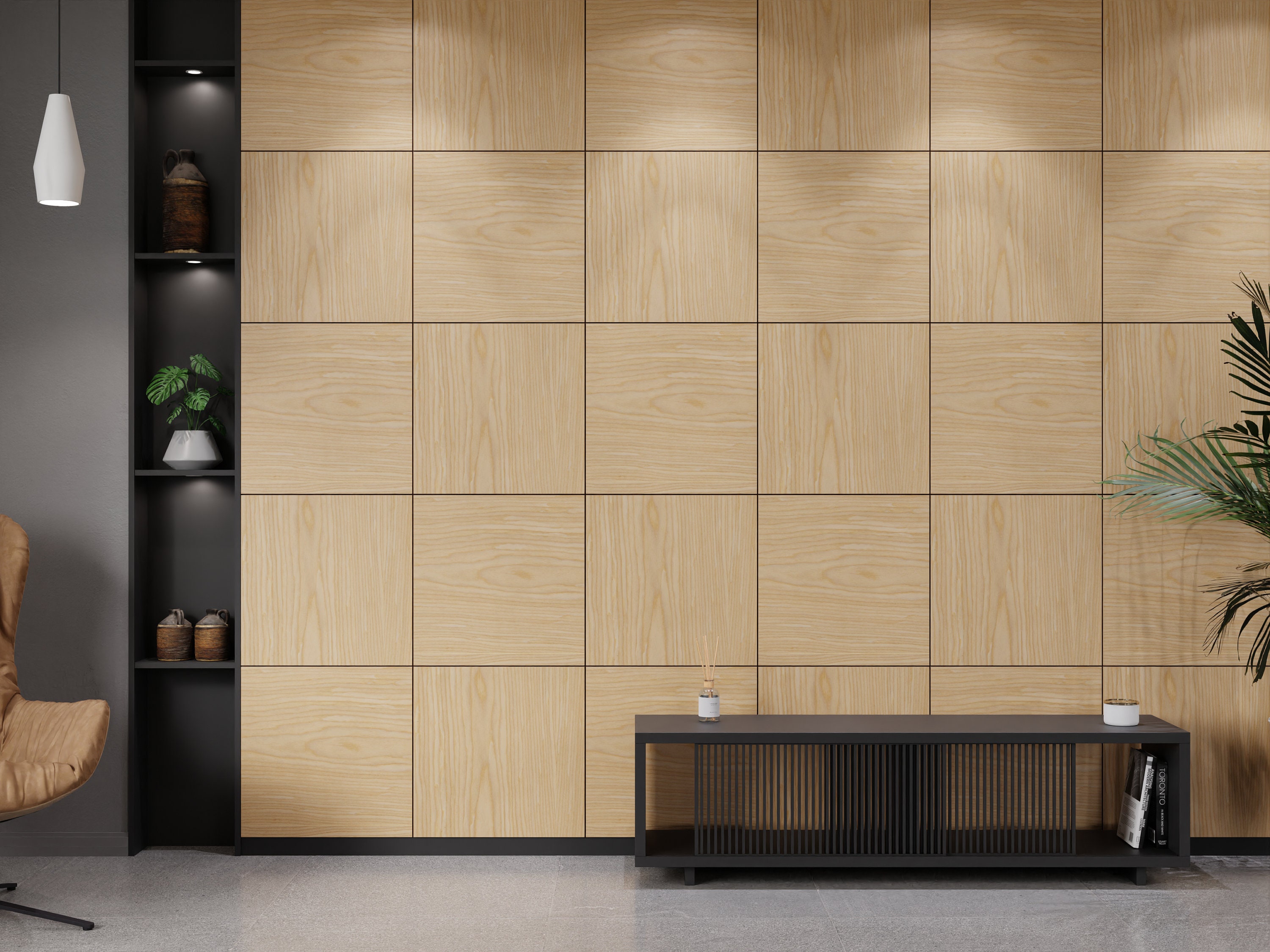 Stackable Wood Panels - Custom Sizes - Natural Wood Veneer Finish - Etsy