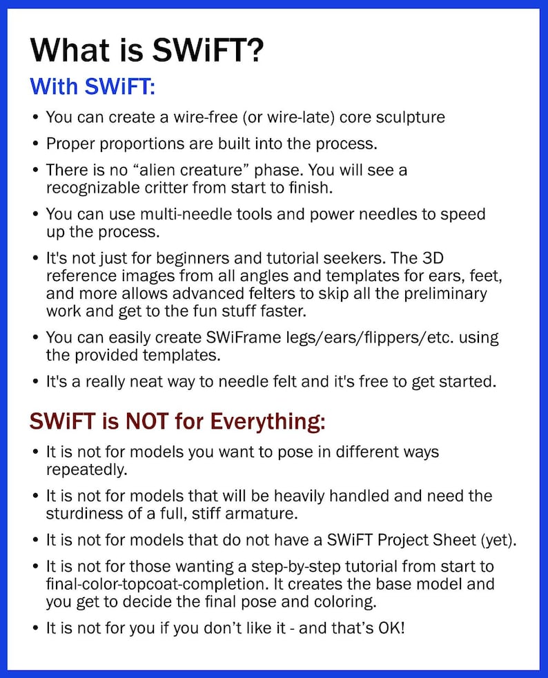 Swift Handbook and Two Project Sheets for Download - Etsy