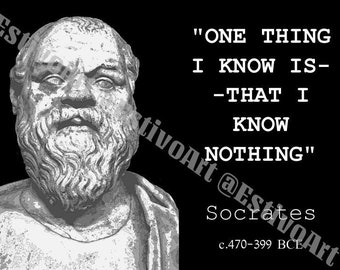 I Know Nothing - Etsy