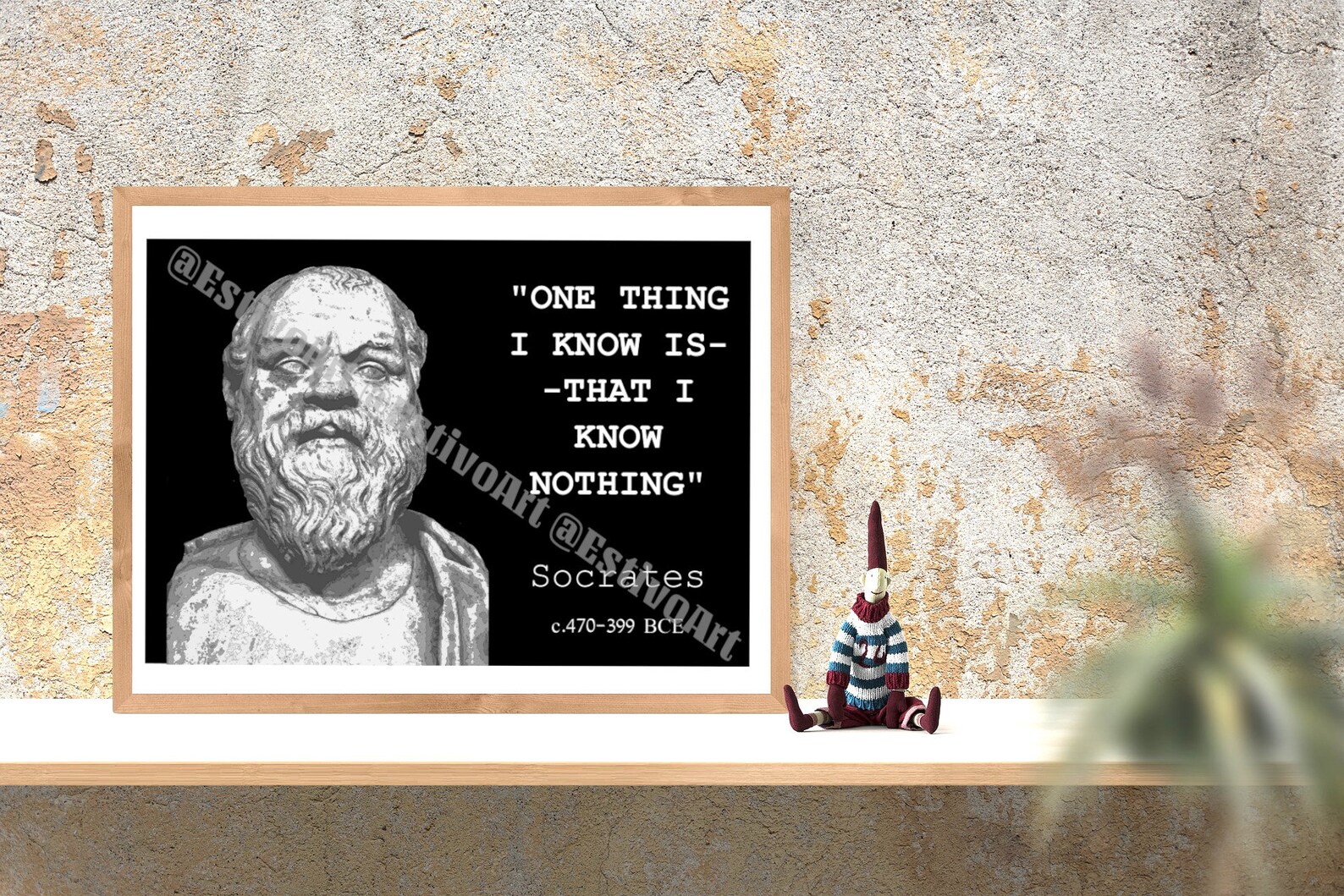 Socrates, I Know Nothing Quote, SVG/PNG - Etsy