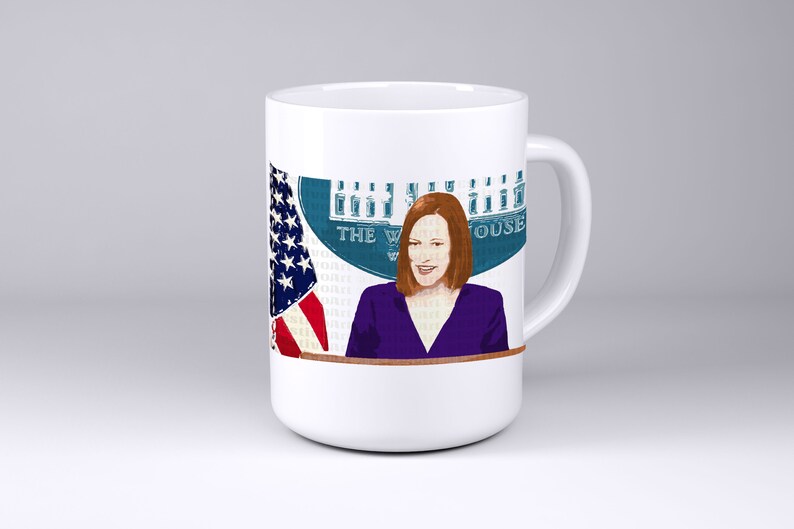 Jen Psaki Illustration Portrait SVG PNG - Etsy