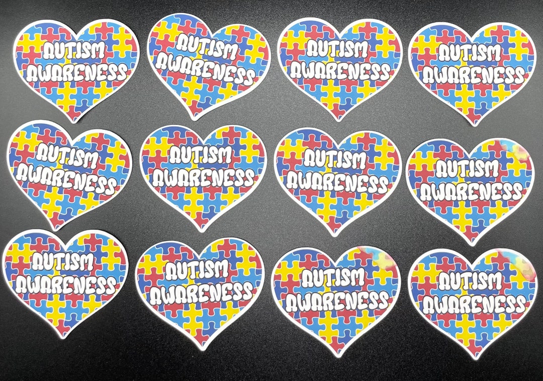 Autism Awareness Stickers by the Dozen - Etsy