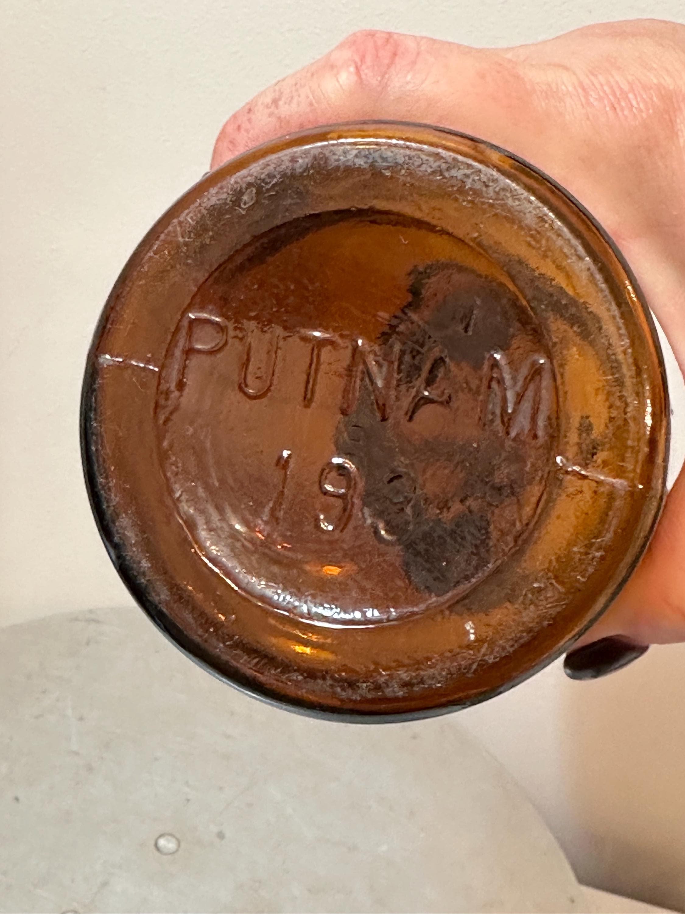 Antique Trade Mark Lightning Amber Canning Jar (putman 193) - Etsy