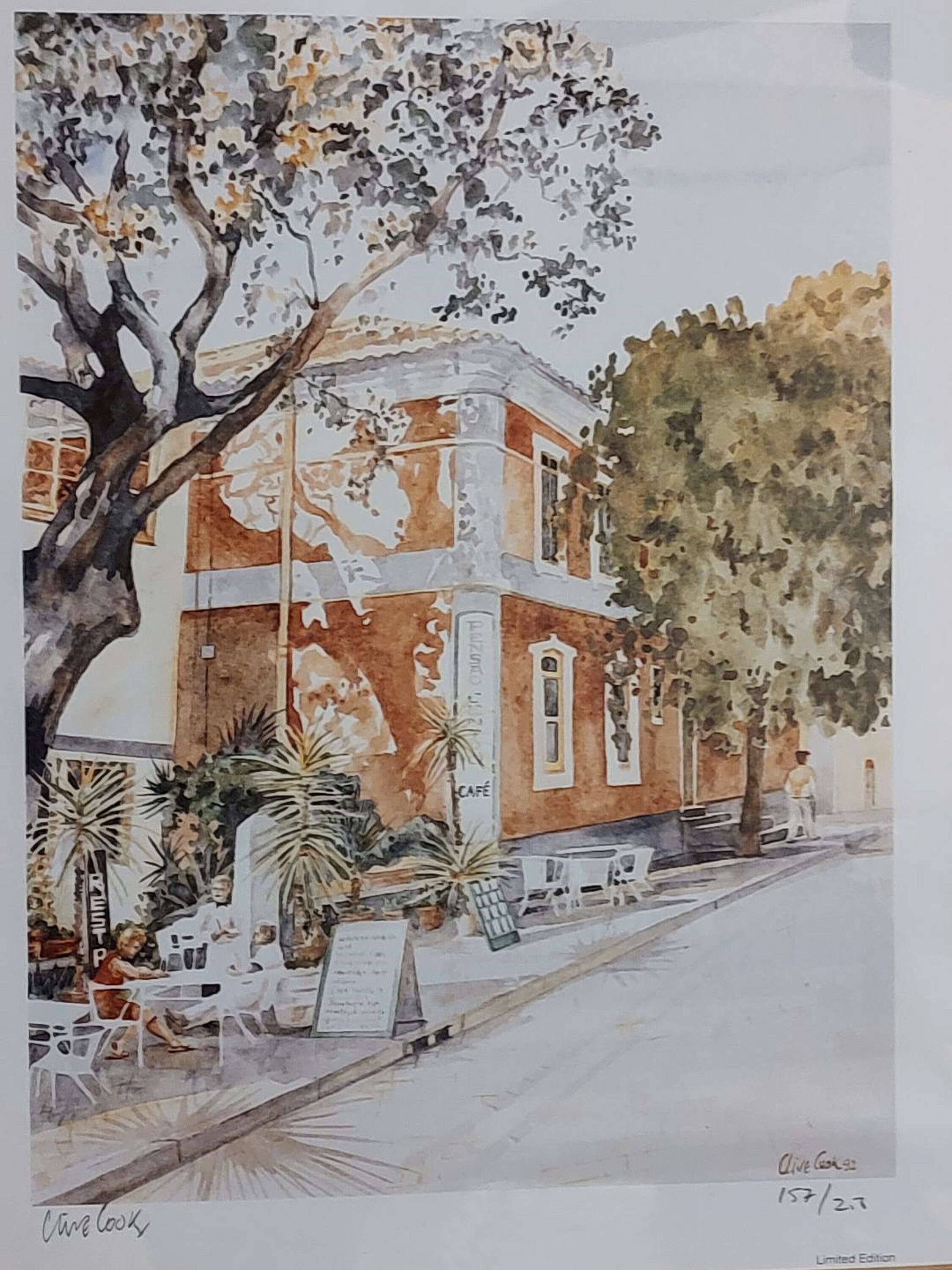 Clive Cook Impressionist Water Color Print / Signed and No. 157: 218 ...