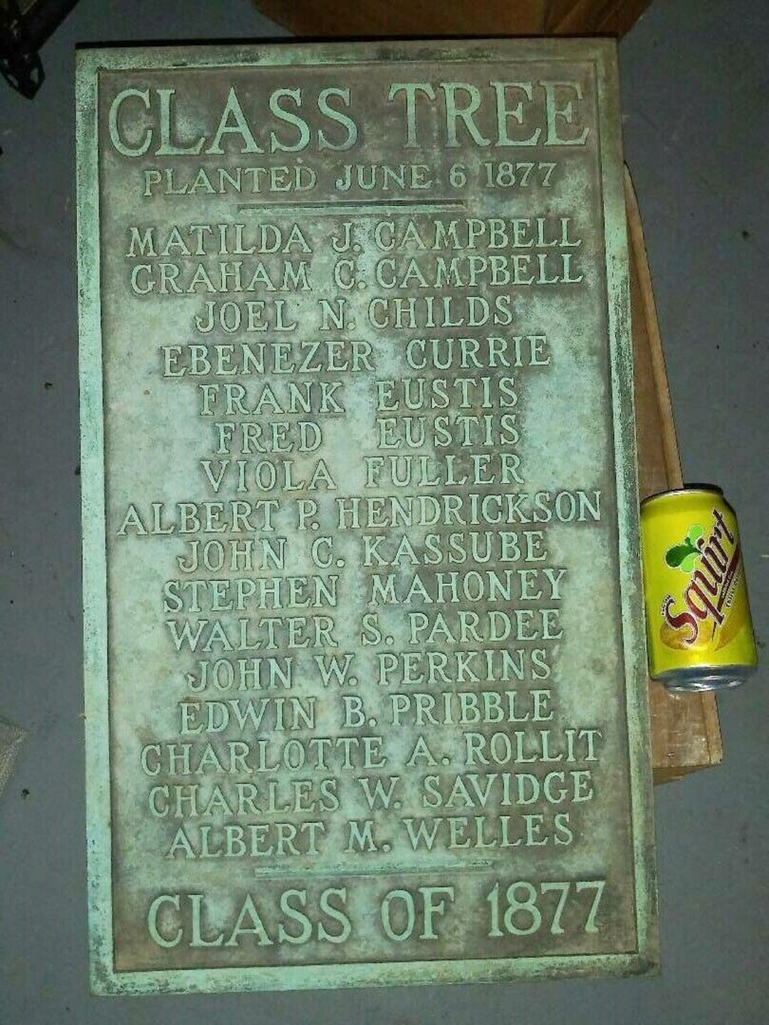 University of Minnesota Bronze Plaque Class of 1877 - Etsy