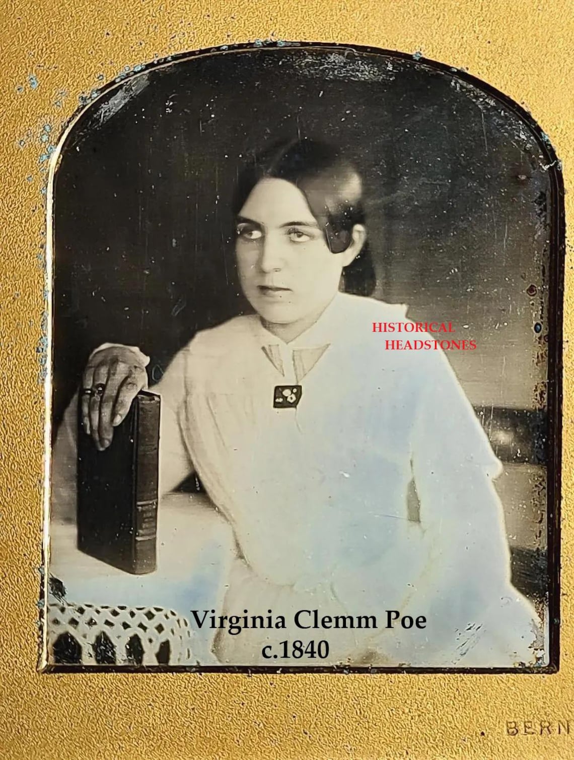 VIRGINIA CLEMM POE 1/6th Daguerreotype C. 1842 *full Case - Etsy
