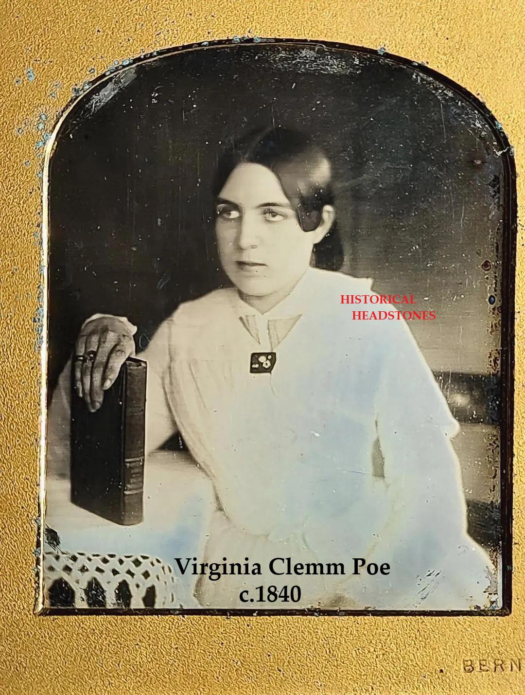 VIRGINIA CLEMM POE 1/6th Daguerreotype C. 1842 *full Case - Etsy