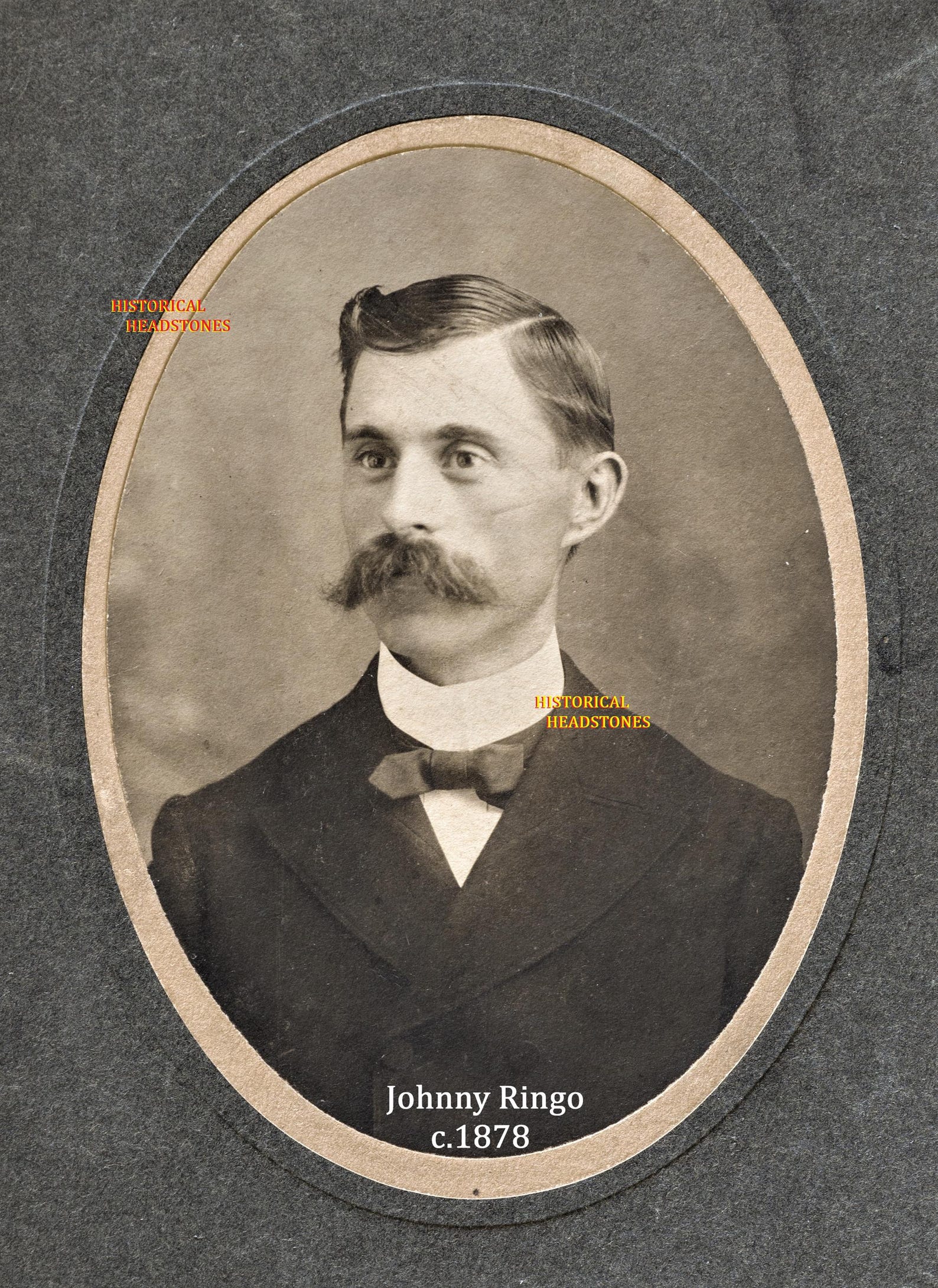 Outlaw JOHNNY RINGO Cabinet Card C.1878 as Featured in Historical ...