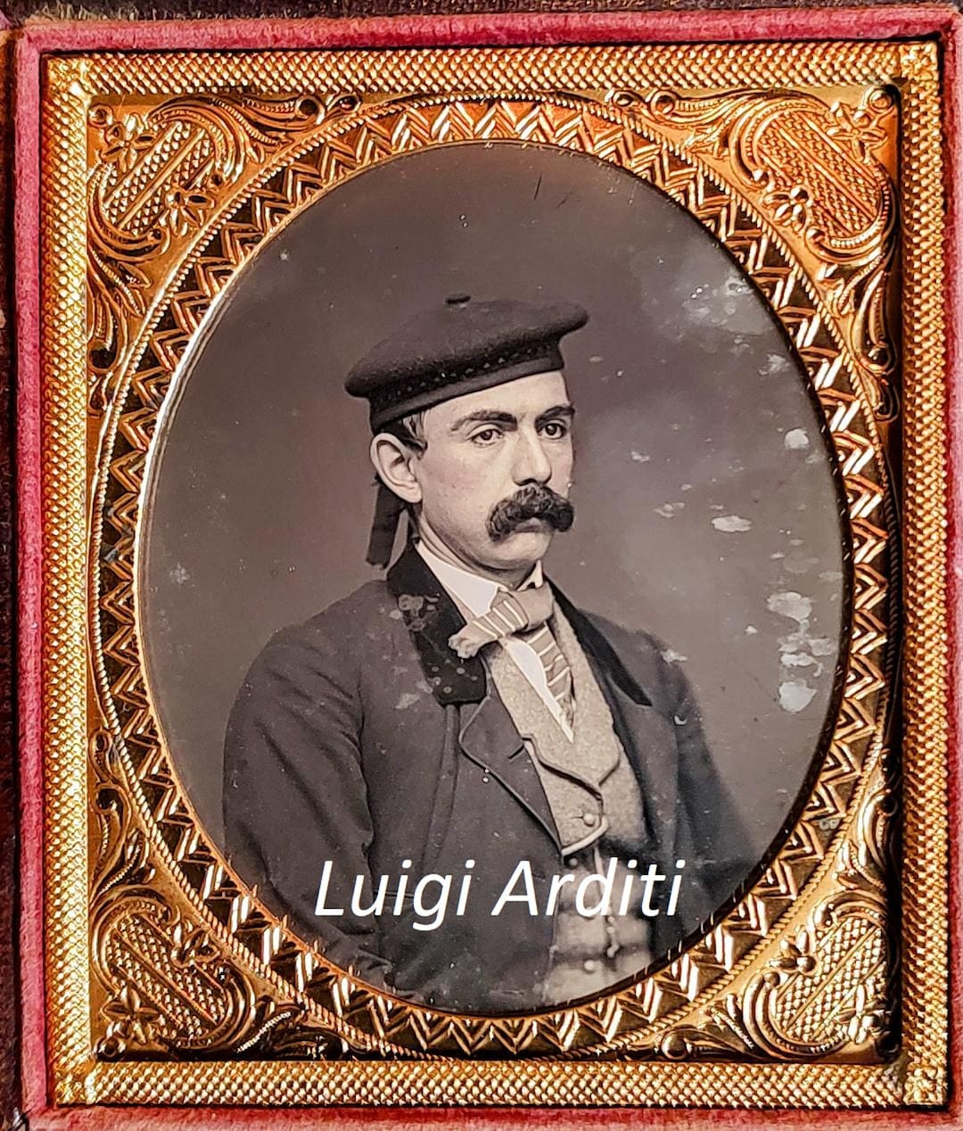 Italian Composer Luigi Arditi 1/6th Daguerreotype, C.1860 / Opera ...