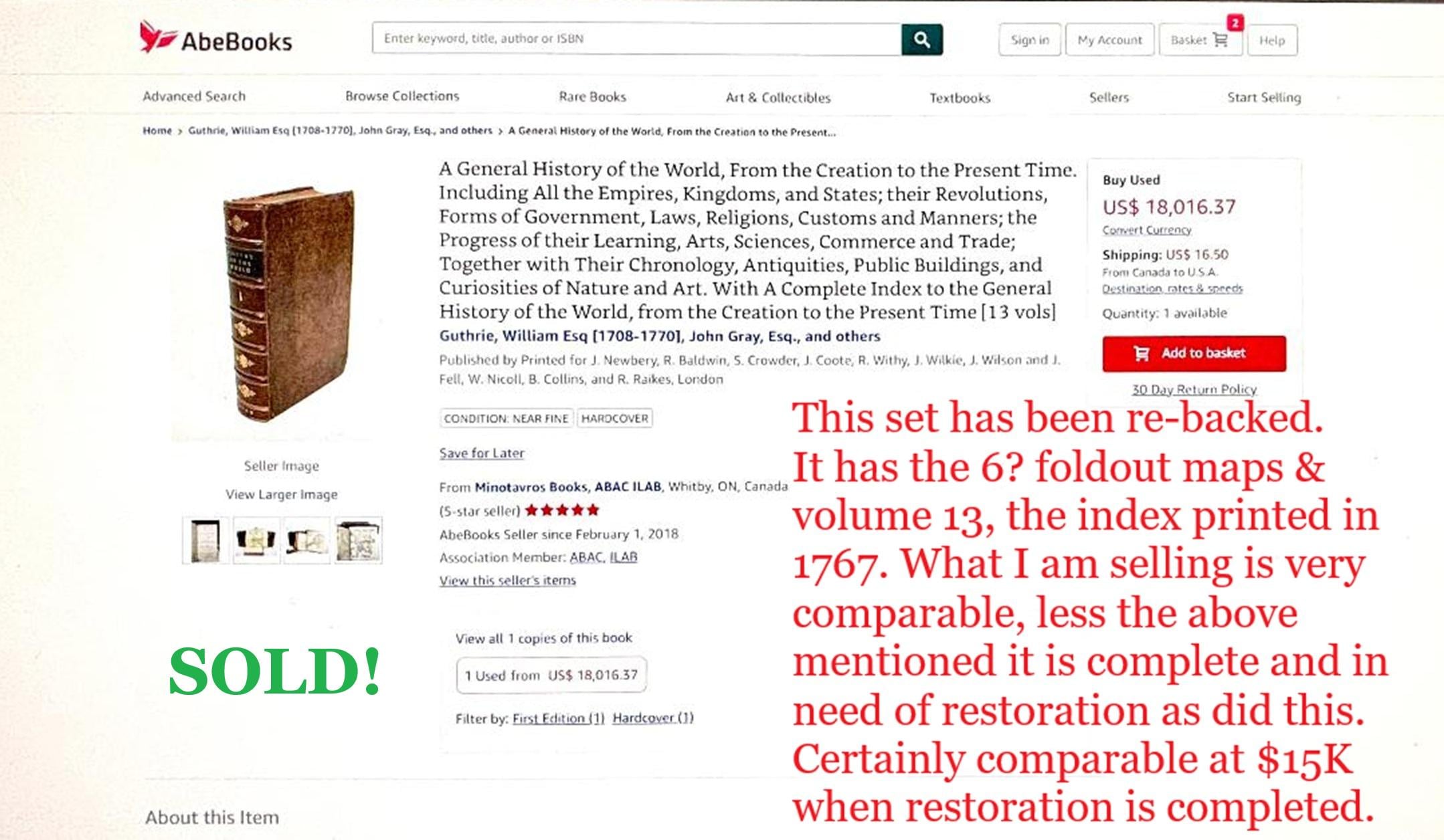 A General History of the World by William Guthrie & John Gray 1764 1st ...