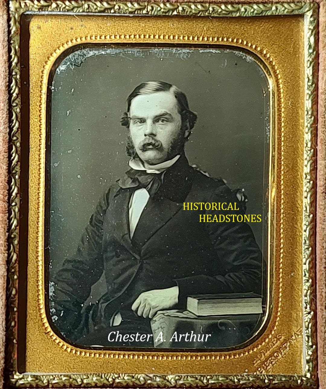 21st US PRESIDENT Chester A. Arthur 1/9th Daguerreotype C. 1856 ...