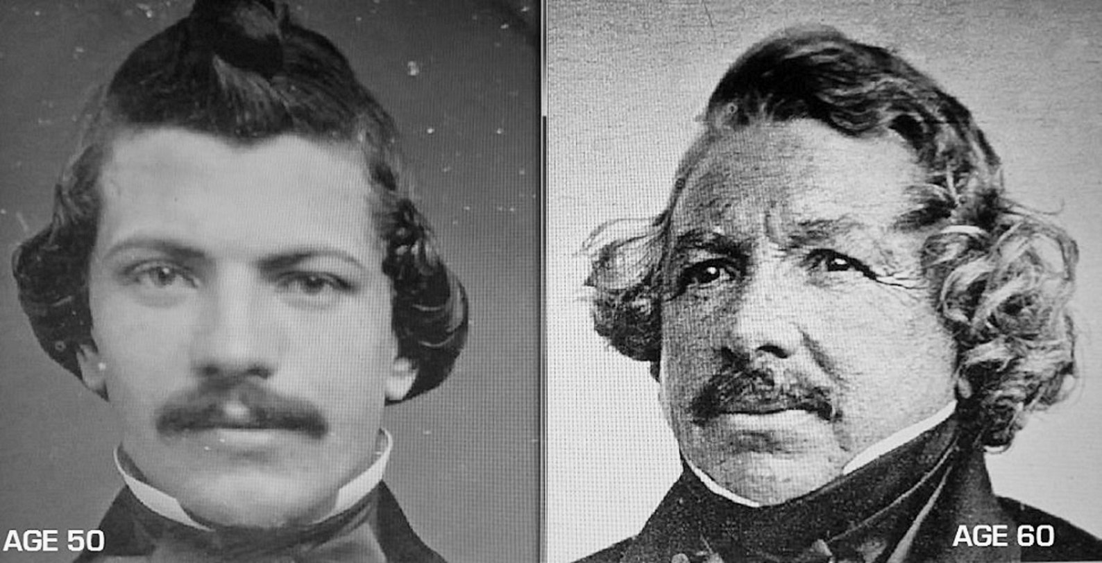 LOUIS DAGUERRE the Father of Photography FIRST Believed Image 1/6th ...