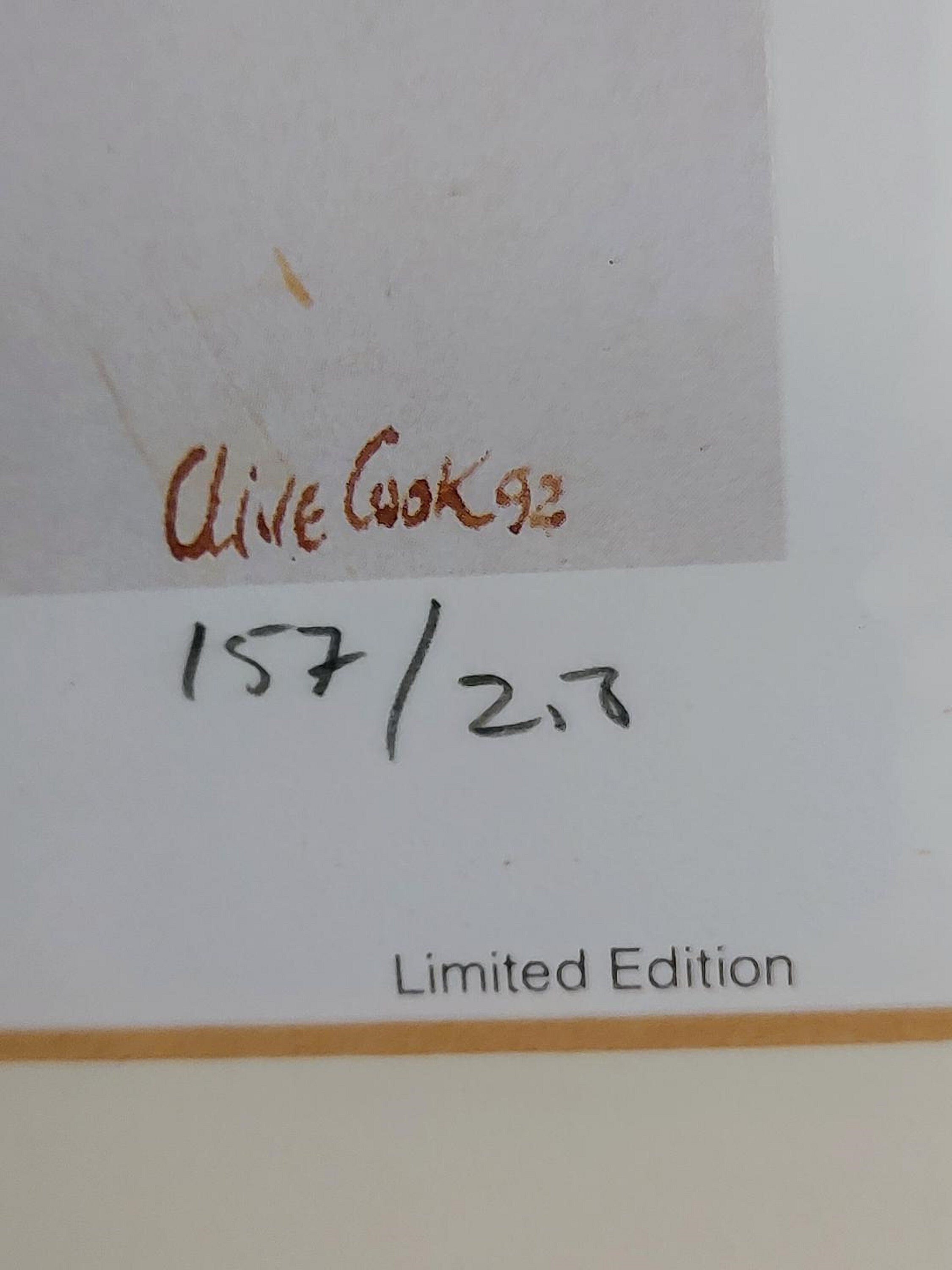 Clive Cook Impressionist Water Color Print / Signed and No. 157: 218 ...