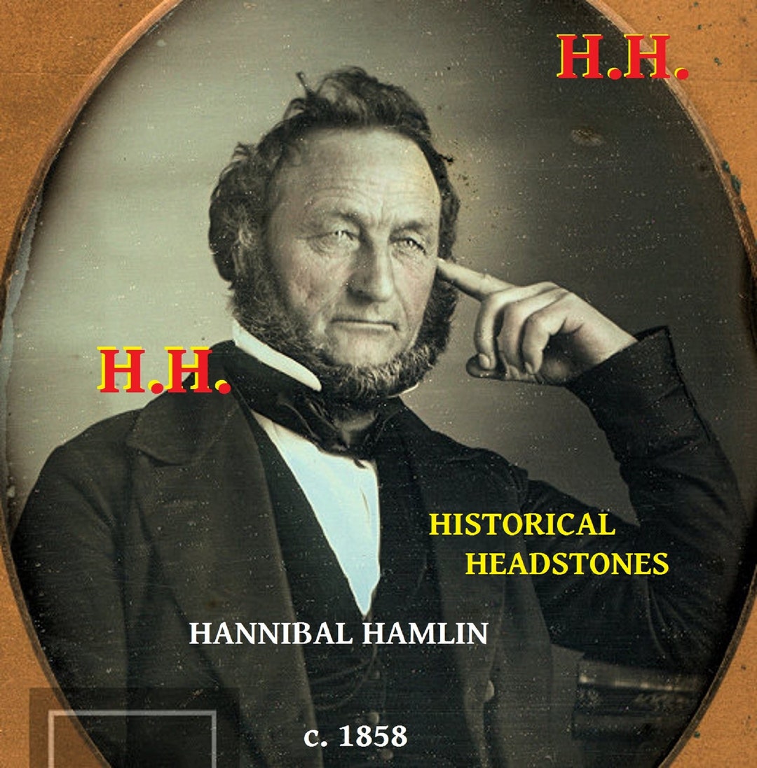 15th U.S. VP Hannibal Hamlin, 1/6th Plate DAGUERREOTYPE, C.1858 ...