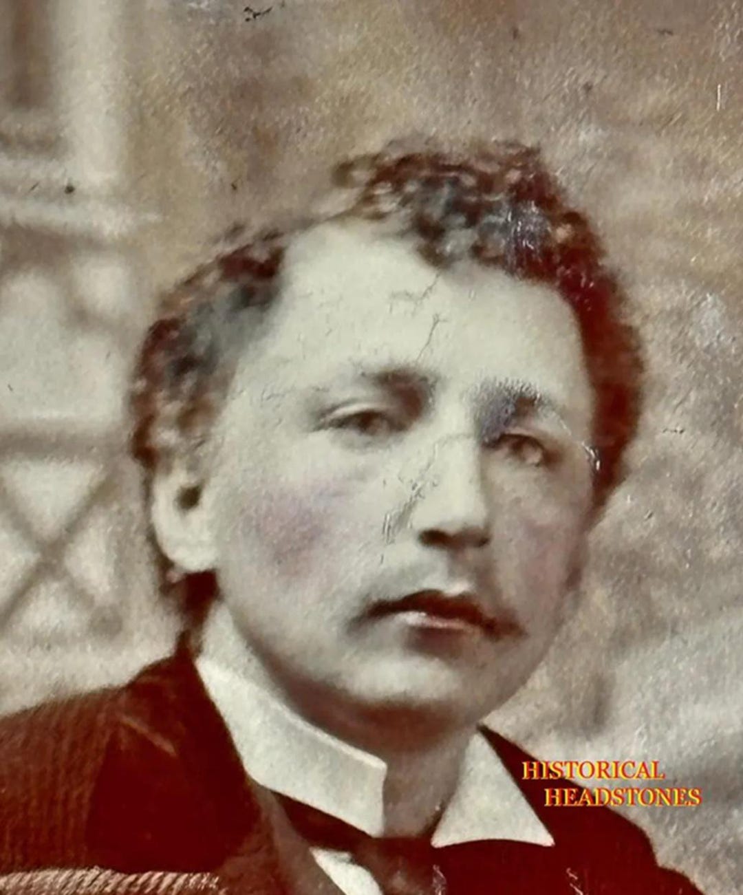 ALBERT EINSTEIN 1/6th Tinted Tintype C. 1905 Theory of Relativity ...