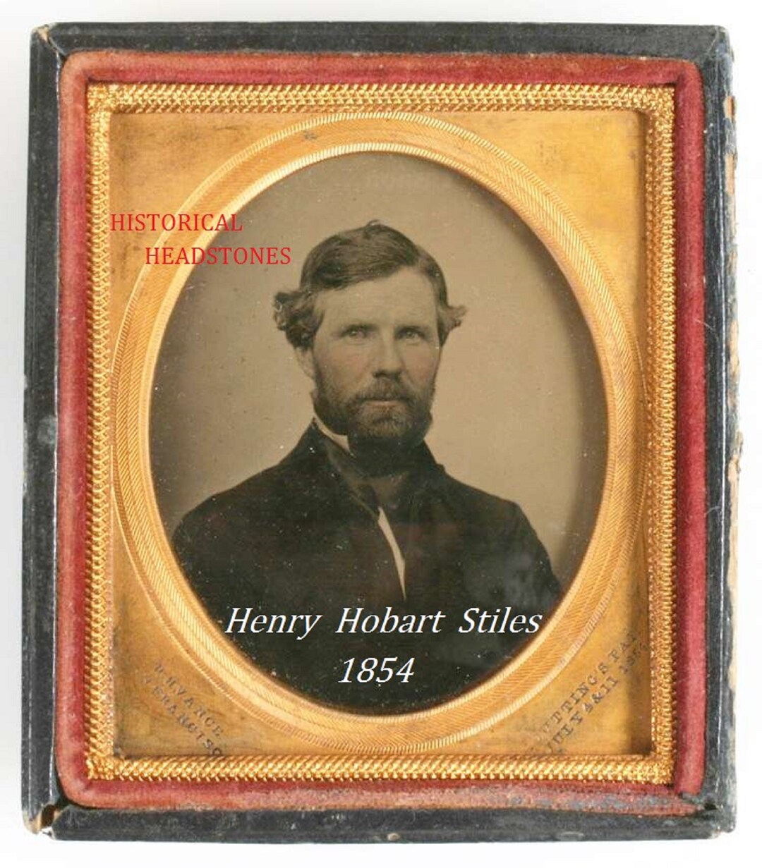 GOLD RUSH MINER Henry Hobart Stiles, Ambrotype, C.1855 Photographer ...