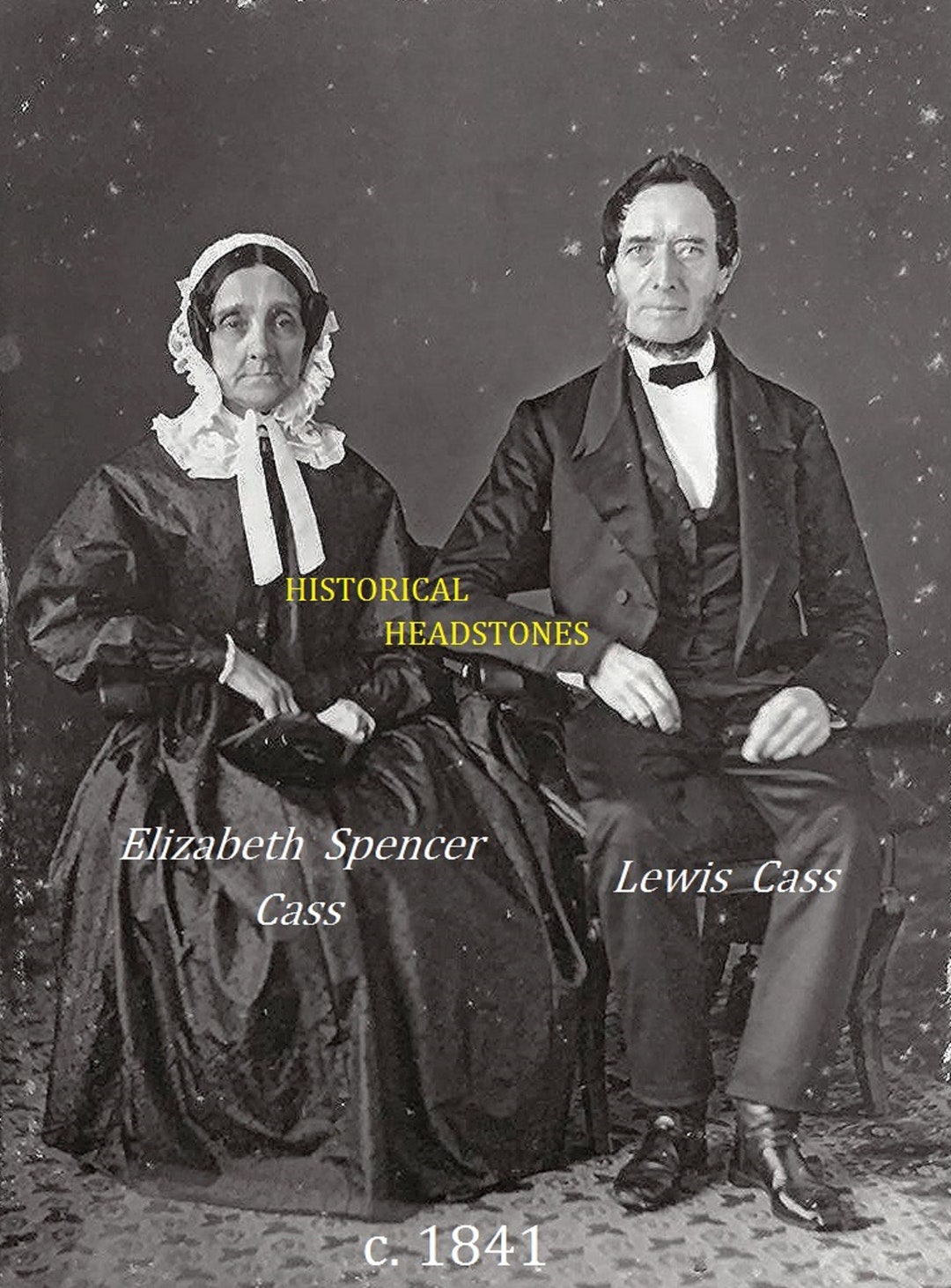 LEWIS CASS & WIFE Early Half Plate Daguerreotype C.1841 - Etsy