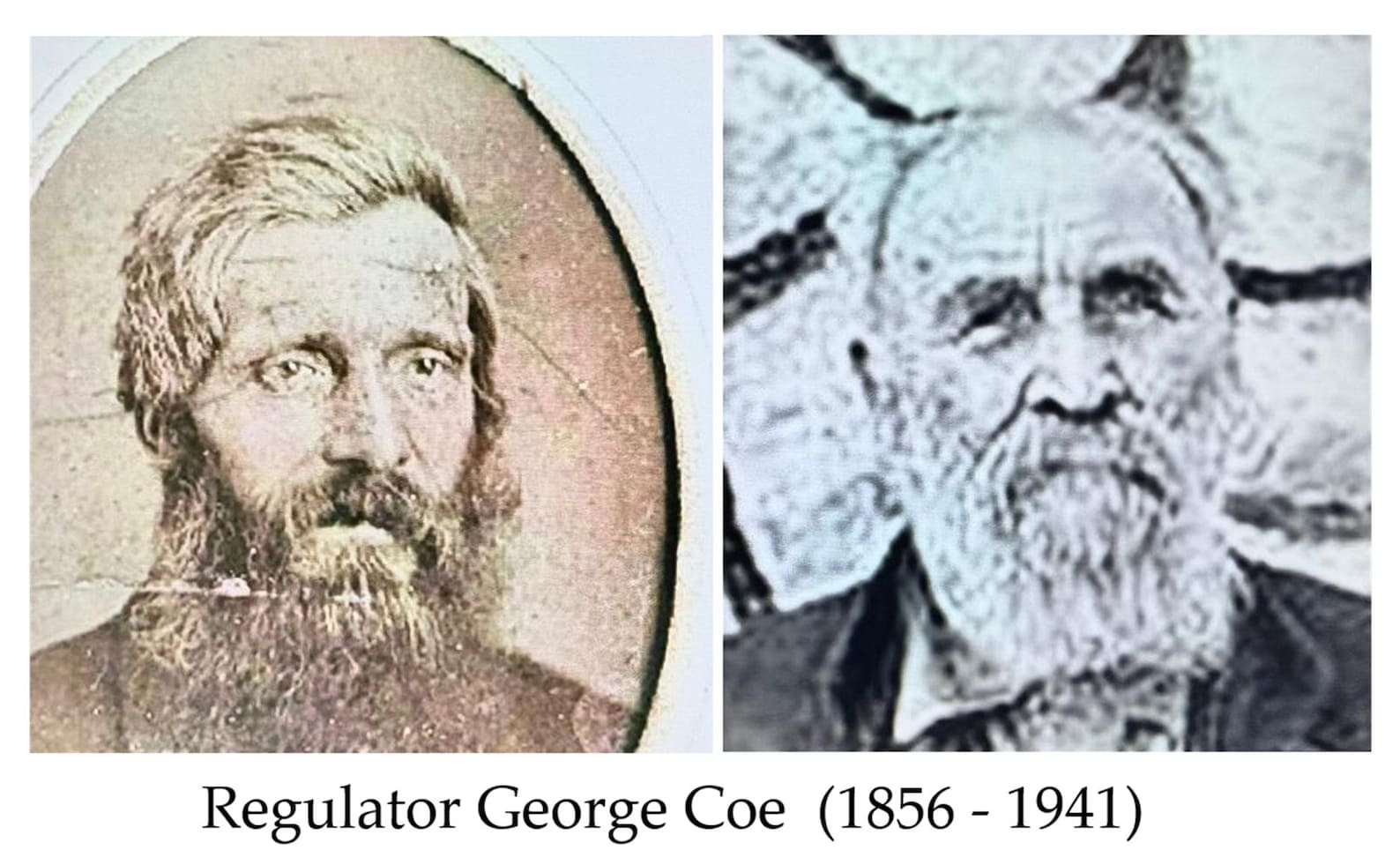 Julien MAXWELL & George COE / Friends of Billy the Kid / C.1887 Cabinet ...