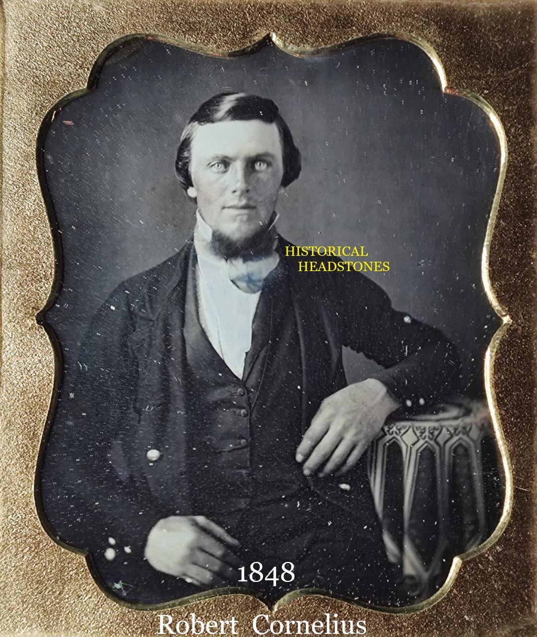 ROBERT CORNELIUS 1/6th Daguerreotype C.1848 Man Who Took the 1st Selfie ...