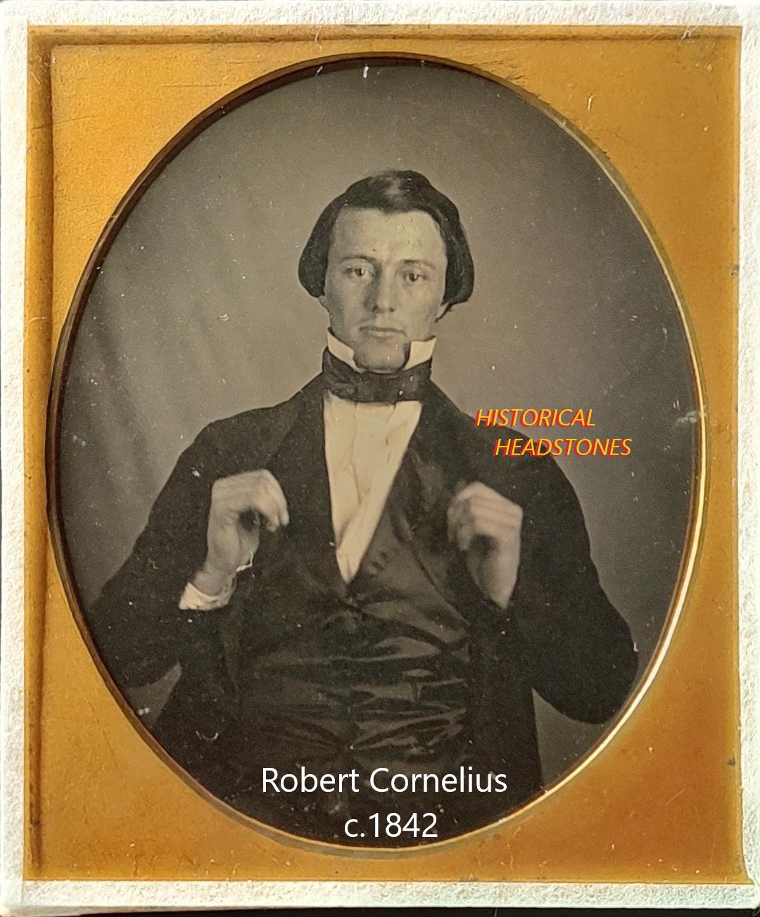 ROBERT CORNELIUS 1 the Man Who Took the 1st Selfie 1/6th Daguerreotype ...