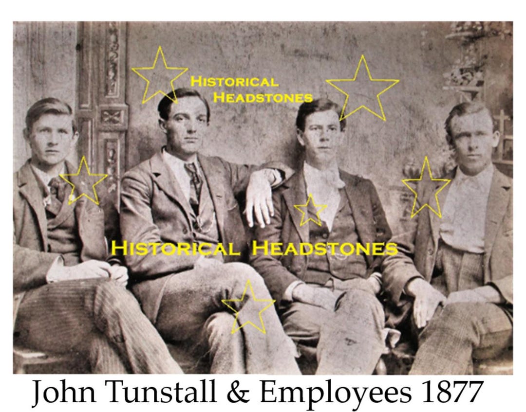 BILLY the KID & John Tunstall and Future Fellow Regulators! Cabinet ...