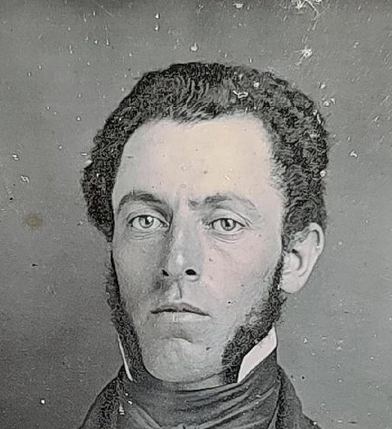 Cane Thrashing PRESTON BROOKS 1/4 Plate Daguerreotype C.1850 *the Man ...
