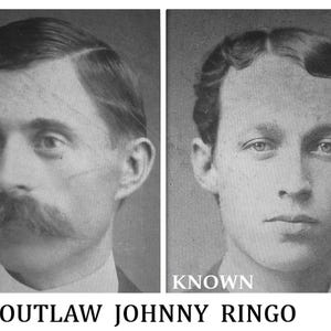 Outlaw JOHNNY RINGO Cabinet Card C.1878 as Featured in Historical ...