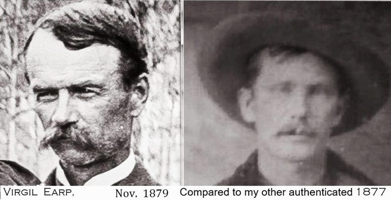 Wyatt Earp & His Three Brothers 1/6th Plate TINTYPE C.1877 - Etsy