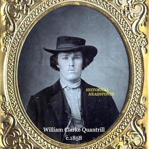 William Clarke Quantrill 1/6th Plate Tintype C.1858 *RARE! - Etsy