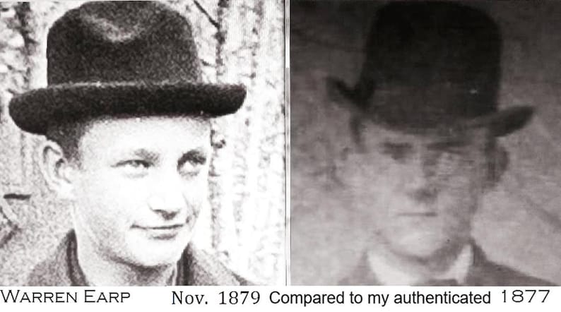 Wyatt Earp & His Three Brothers 1/6th Plate TINTYPE C.1877 - Etsy