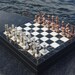 Metal Stone Wooden Chess Set, Elegant Chess Set, Chess Set, Chess Set ...