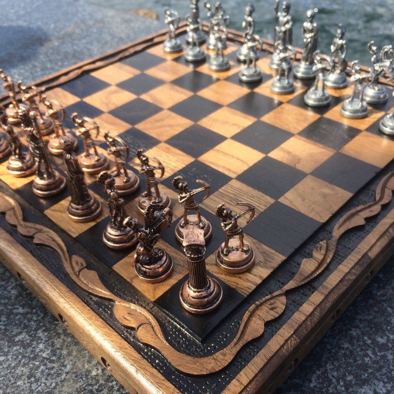 Chess Set Handmade - Etsy