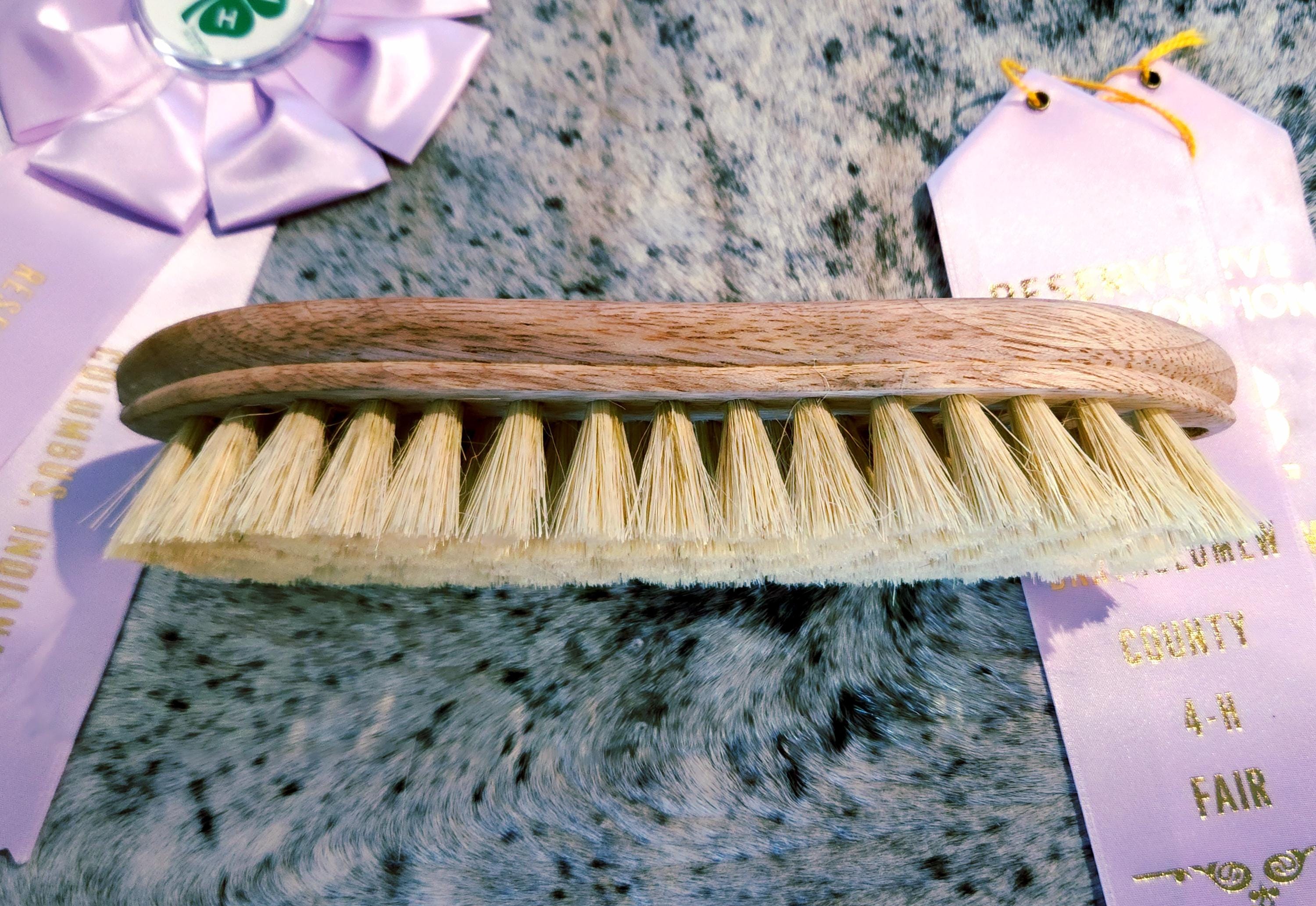 Personalized Livestock Brush: Tampico Bristles, Show Pig Brush - Etsy