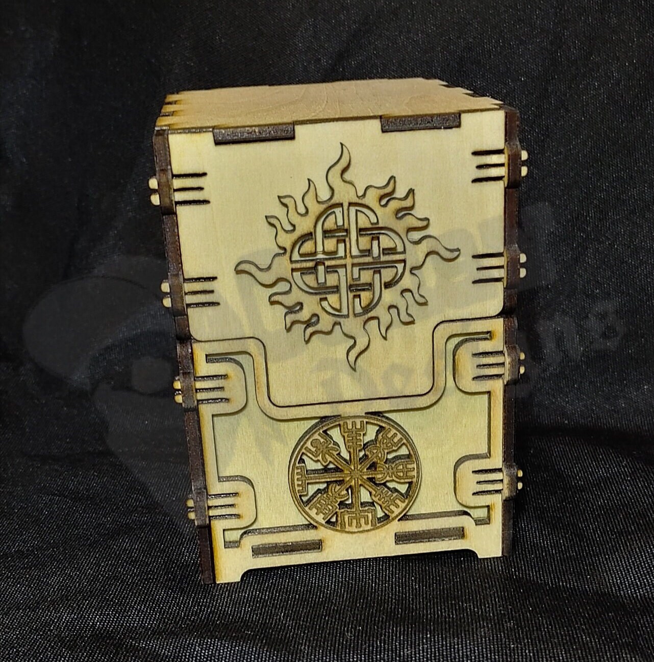 Wooden Engraved Runes Set With Box - Etsy