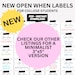 Open When Letter Labels College Students - Open When Envelope Labels ...