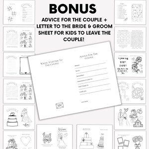 Personalized Kids Wedding Activity Book Editable, Wedding Coloring Book ...