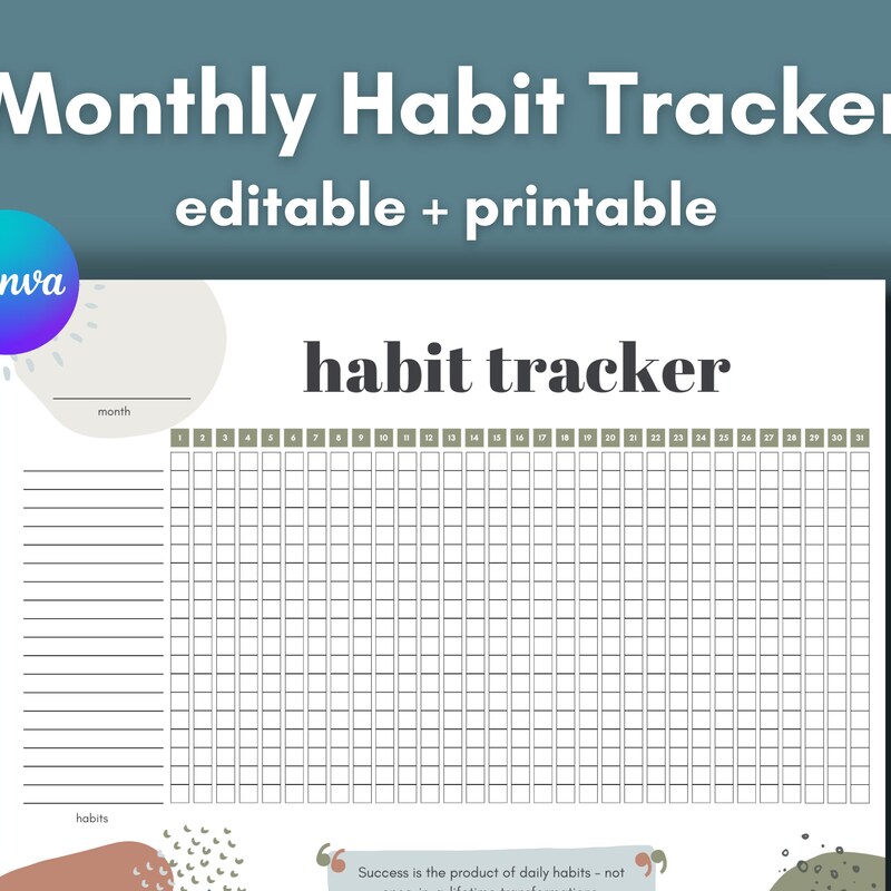 Habit Tracker Stickers - Etsy
