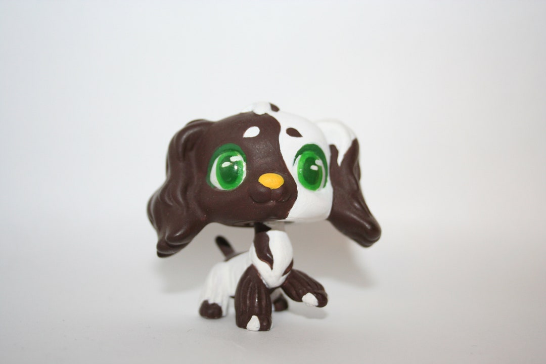 LPS Custom: Brown and White Cocker Spaniel - Etsy