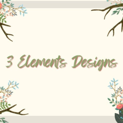 3ElementsDesigns - Etsy