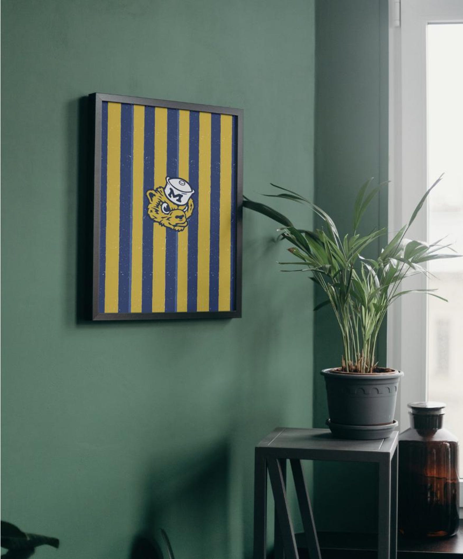 University of Michigan Wall Art | Dorm Decor | Aesthetic Wall Art ...
