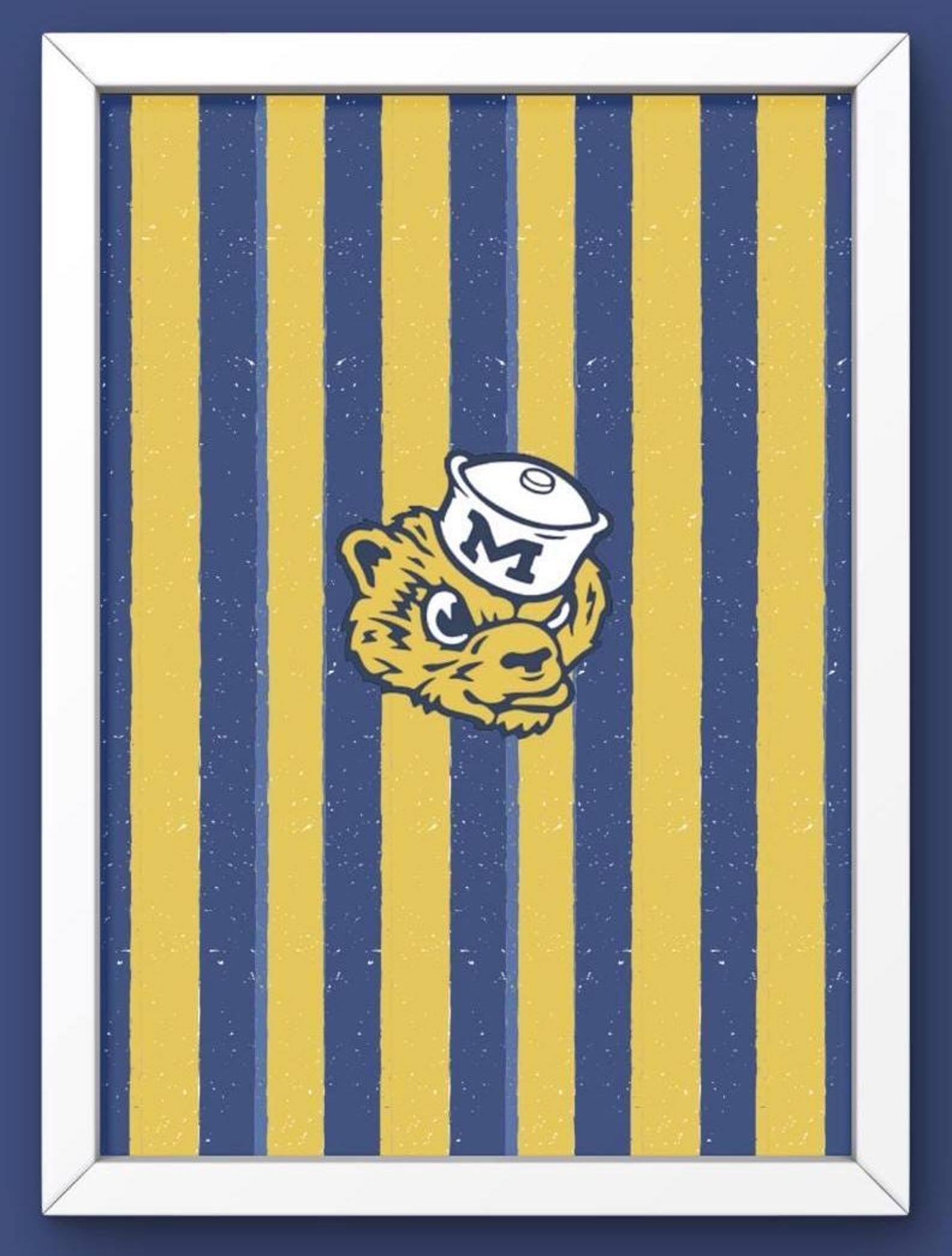 University of Michigan Wall Art | Dorm Decor | Aesthetic Wall Art ...