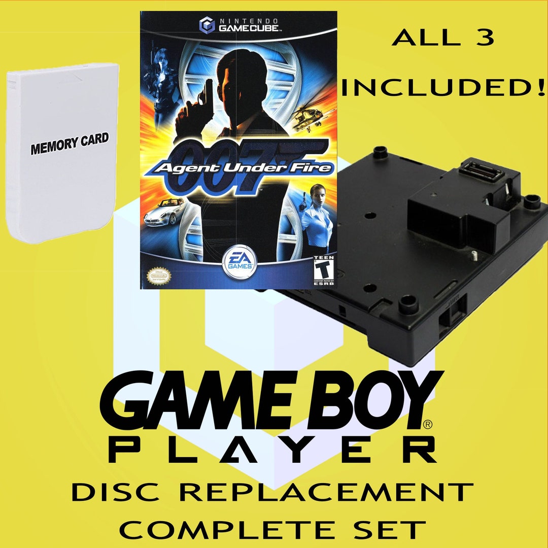 Gameboy Player Gamecube Memory Card Disc Replacement Set - Etsy