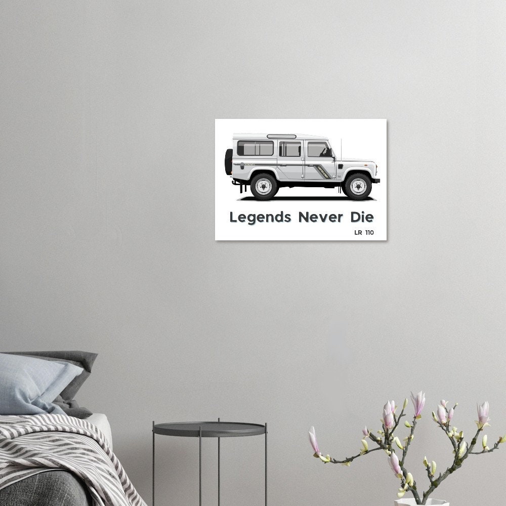 Land Rover Defender 110 Classic Semi-glossy Paper Poster Classic Land ...