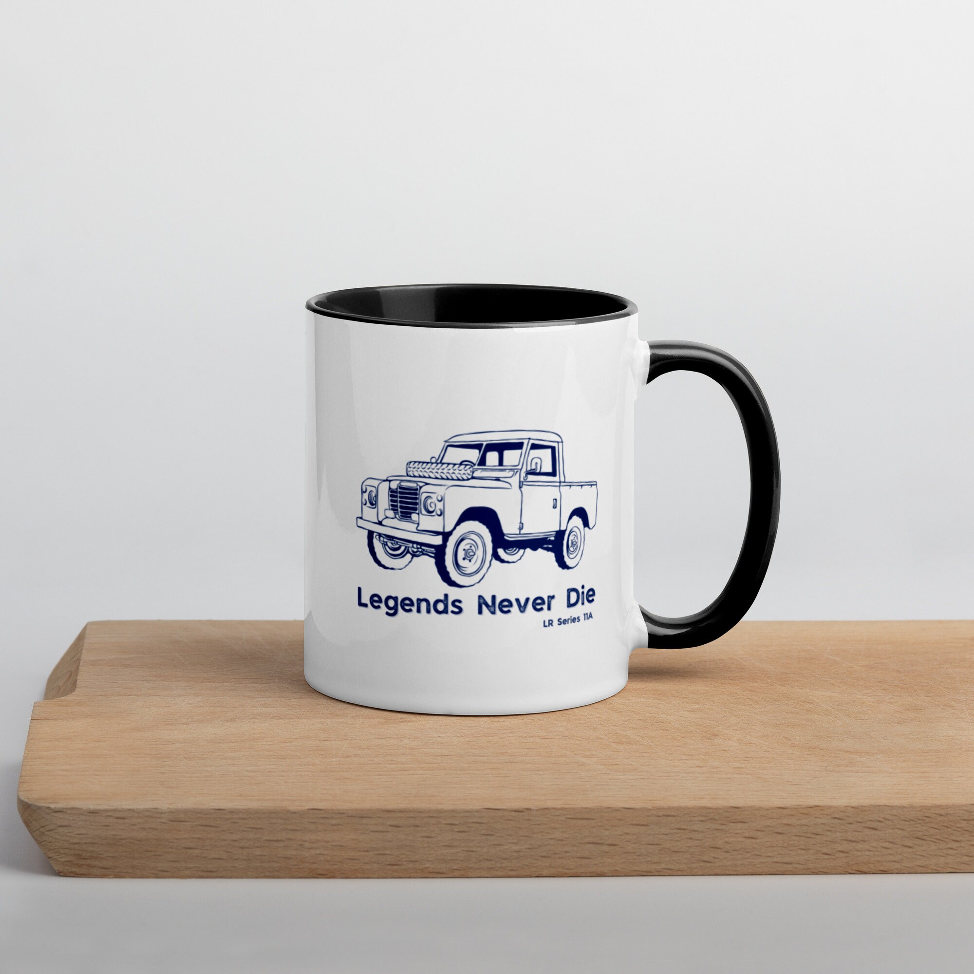 Legends Never Die Mug Land Rover Pick up Series 11A Gift Coffee Mug ...