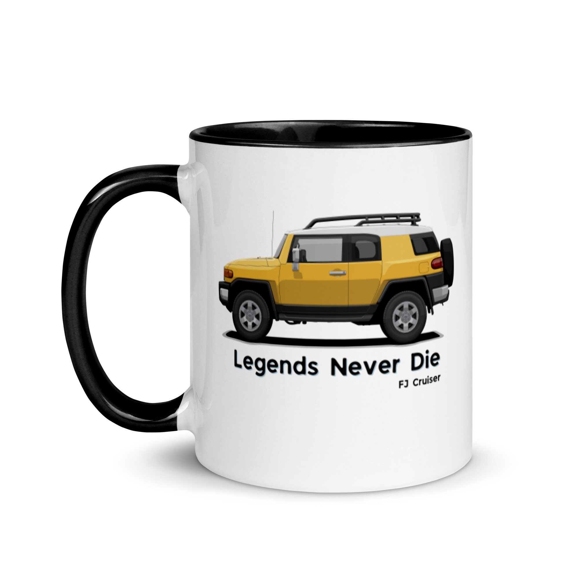Toyota FJ Cruiser Toyota Mug With Color Inside FJ Cruiser - Etsy