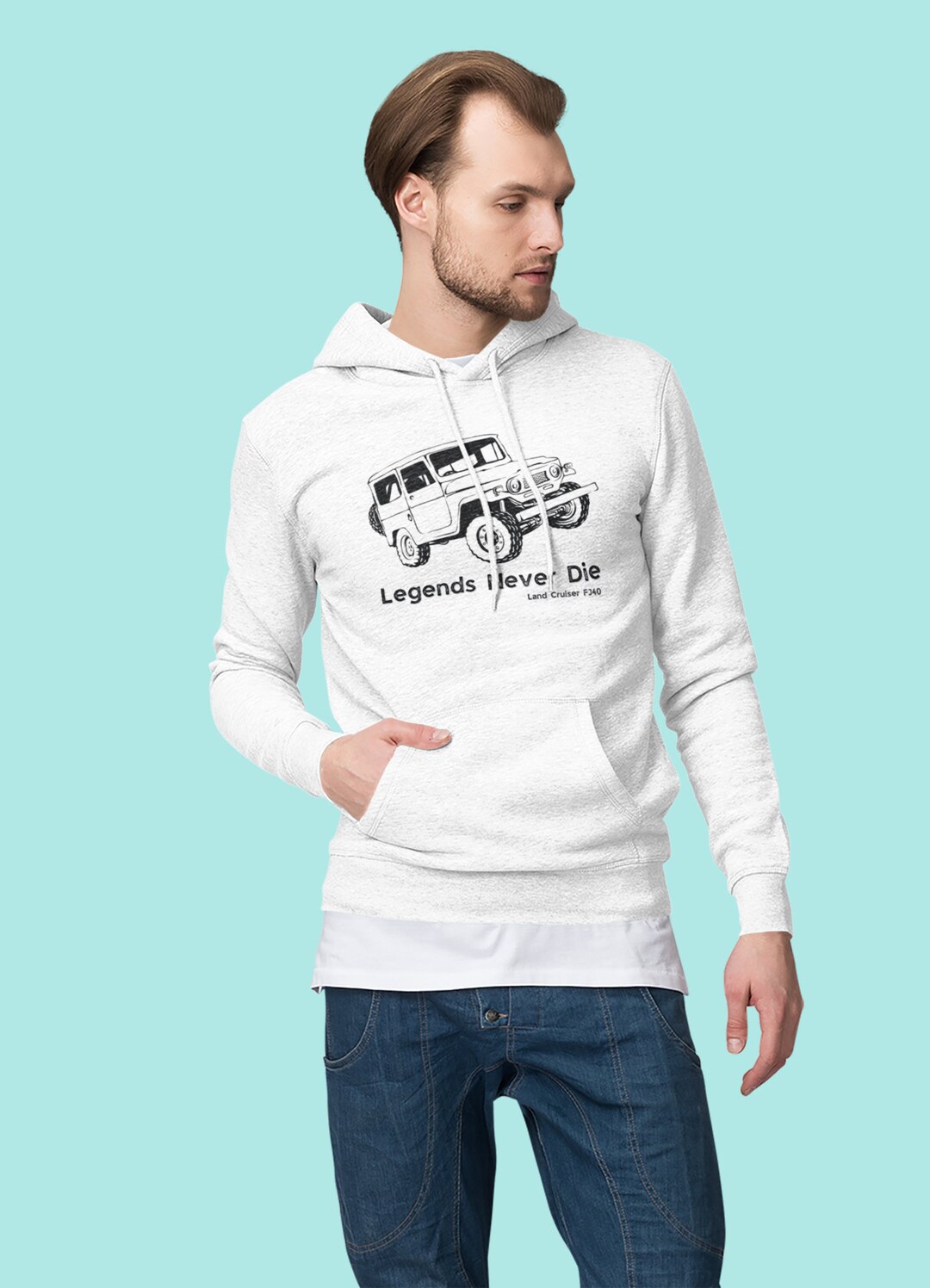 Toyota Land Cruiser FJ40 Hoodie: Overlanding 4x4 Legend - Etsy