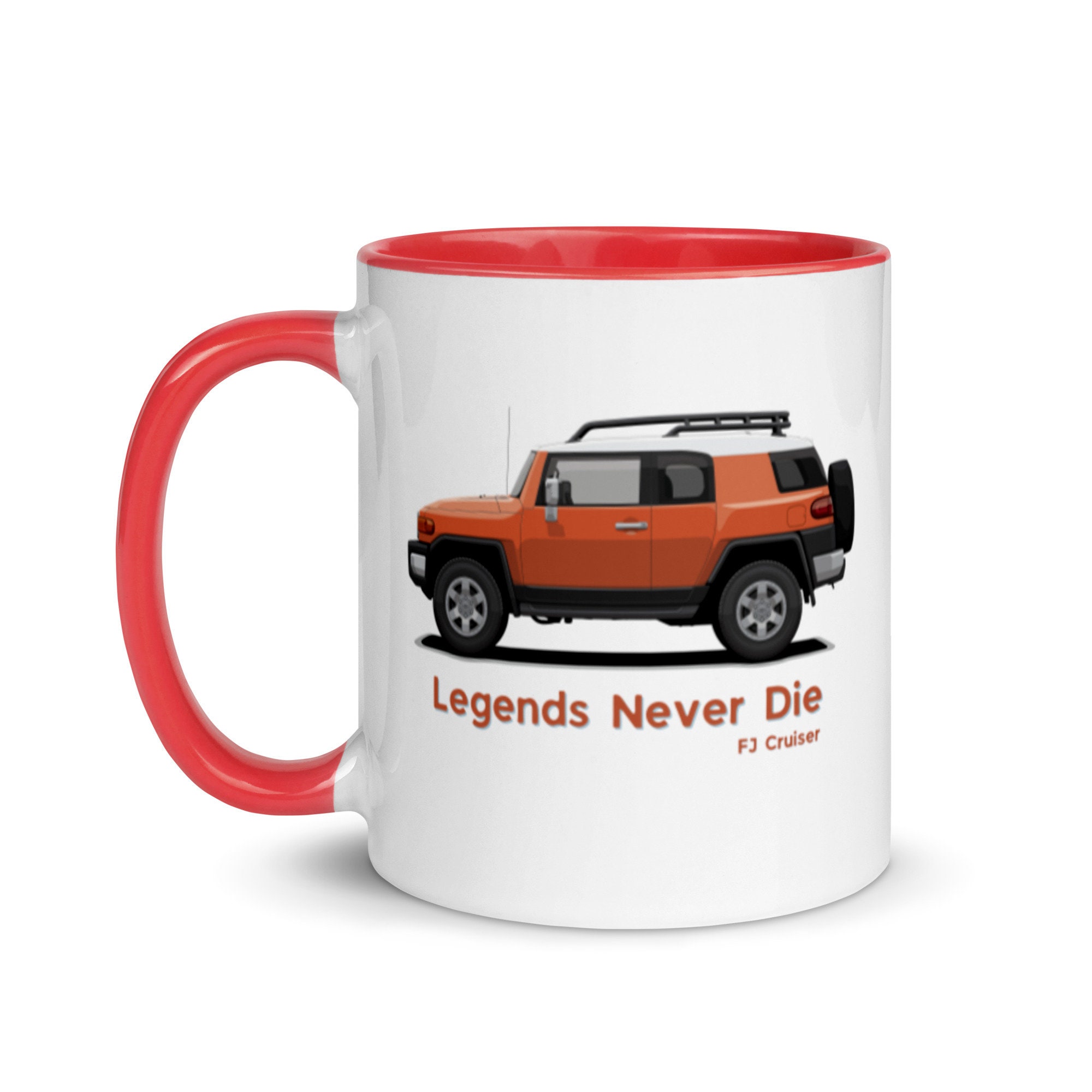 Toyota FJ Cruiser Toyota Mug With Color Inside FJ Cruiser - Etsy