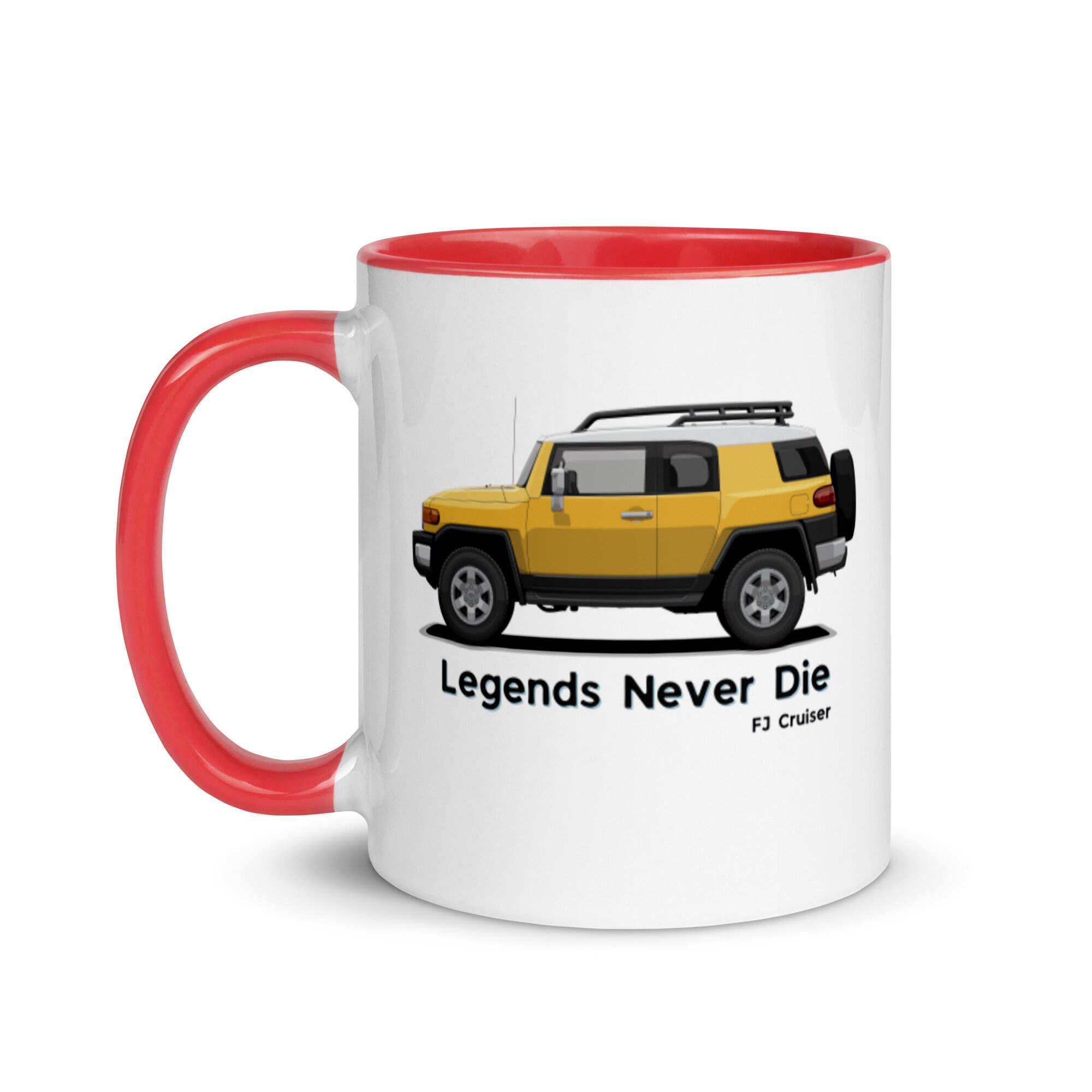 Toyota FJ Cruiser Toyota Mug With Color Inside FJ Cruiser - Etsy
