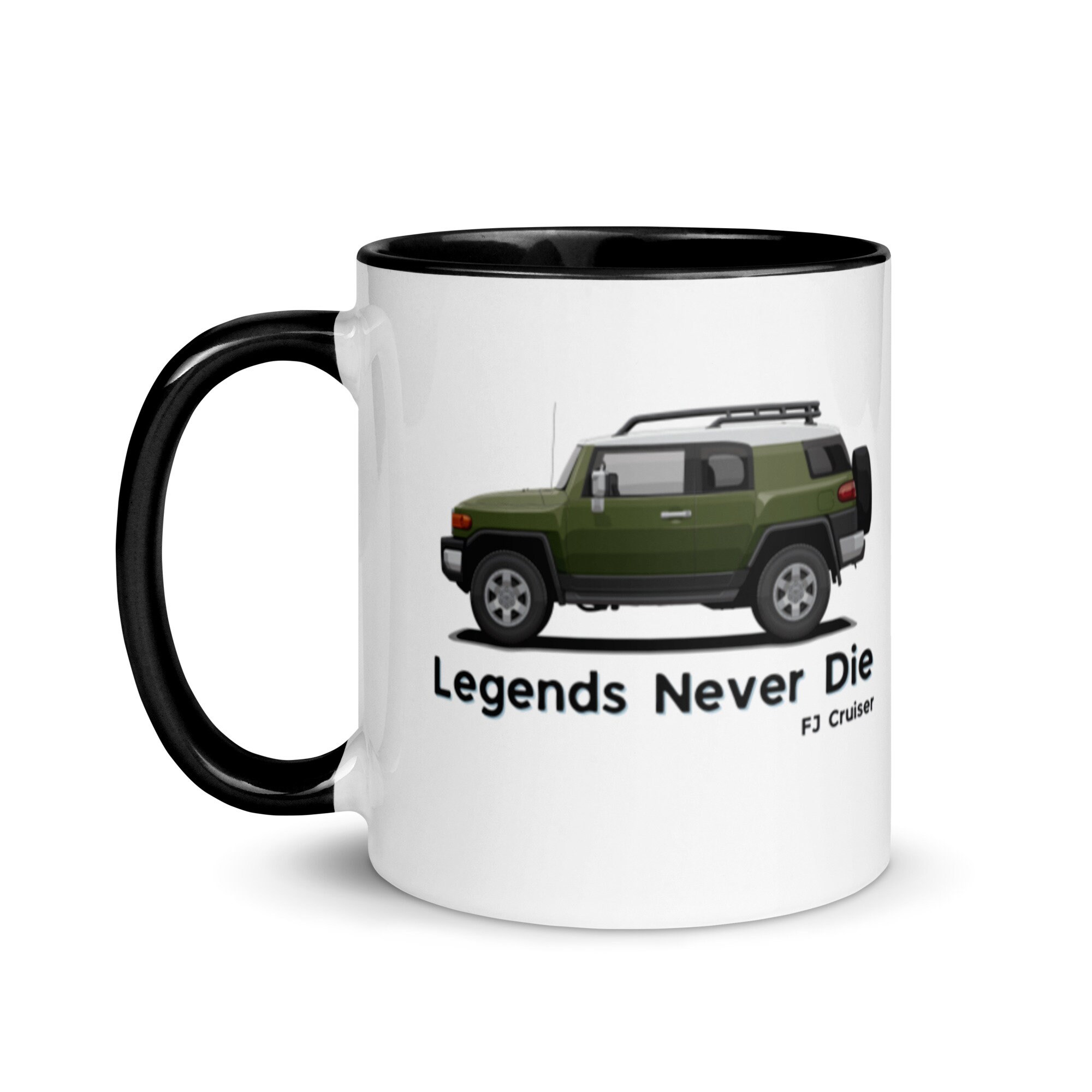 Toyota FJ Cruiser Army Green | Toyota Mug With Color Inside | FJ ...