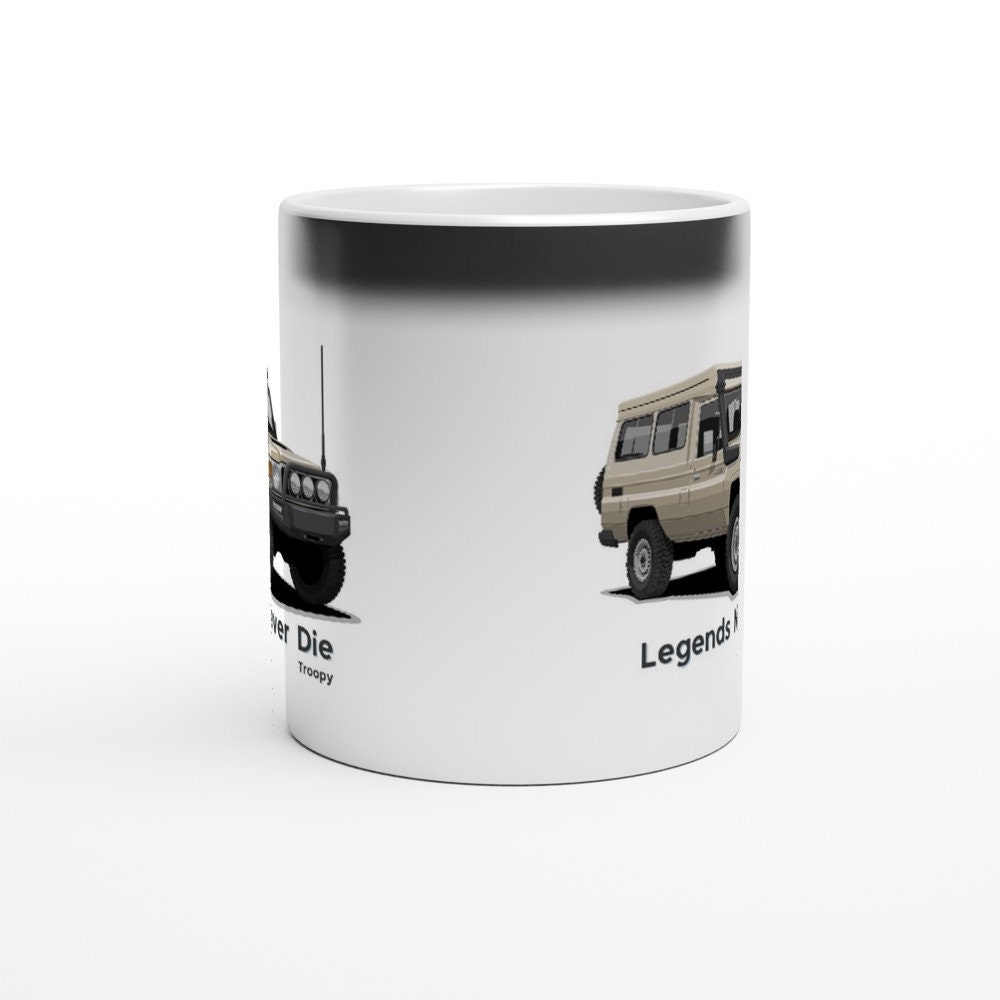 Toyota Land Cruiser 70 Series Magic 11oz Ceramic Mug Toyota Troopy ...